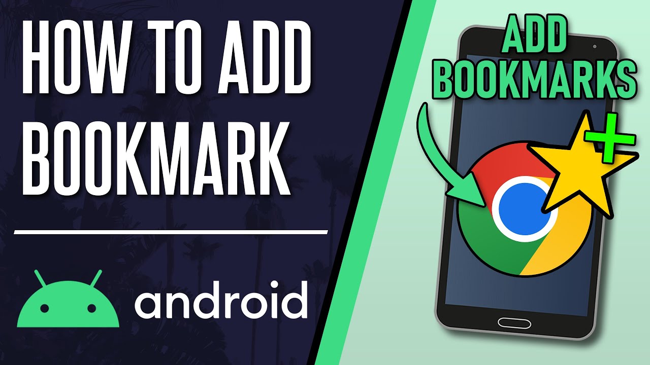How to Add Bookmark in Chrome on Android Phone - YouTube