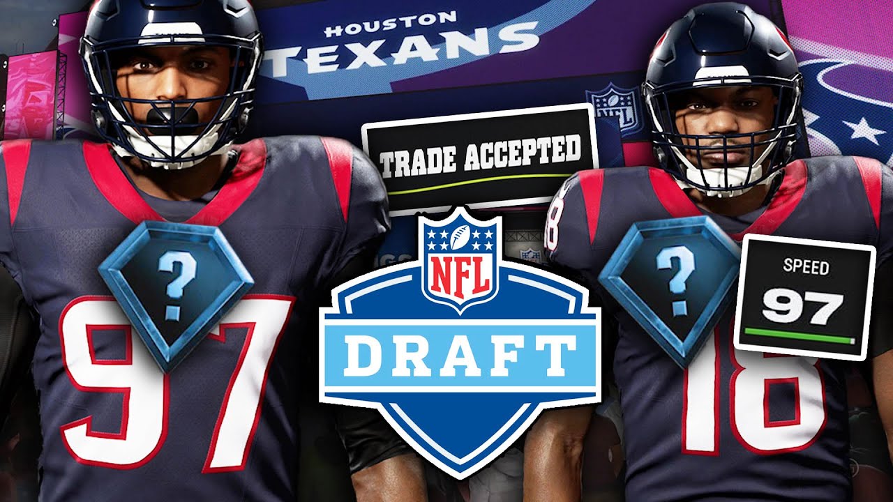 I Drafted The Fastest WR and He Was Hidden! Madden 24 Houston Texans ...