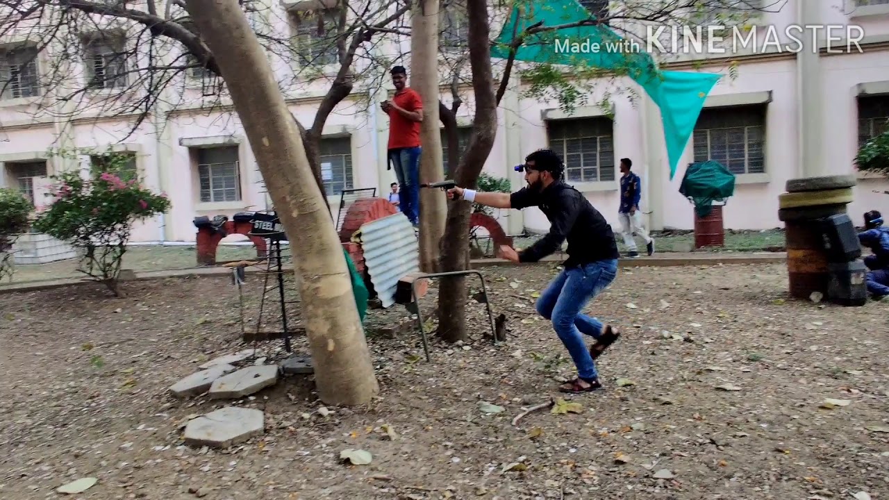 FbG laser tag - First Time In KITs college Ramtek... - YouTube