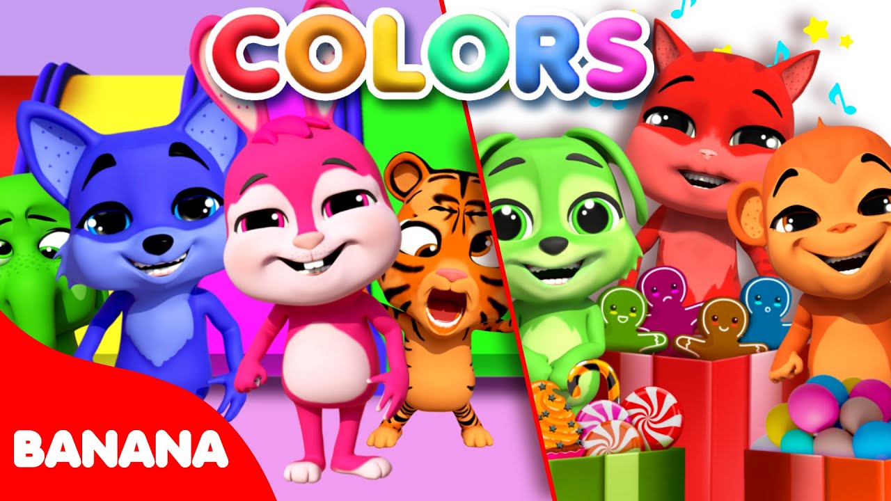 Learn Colors with bunny + Wooden Hammer Educational｜Learn Color With ...