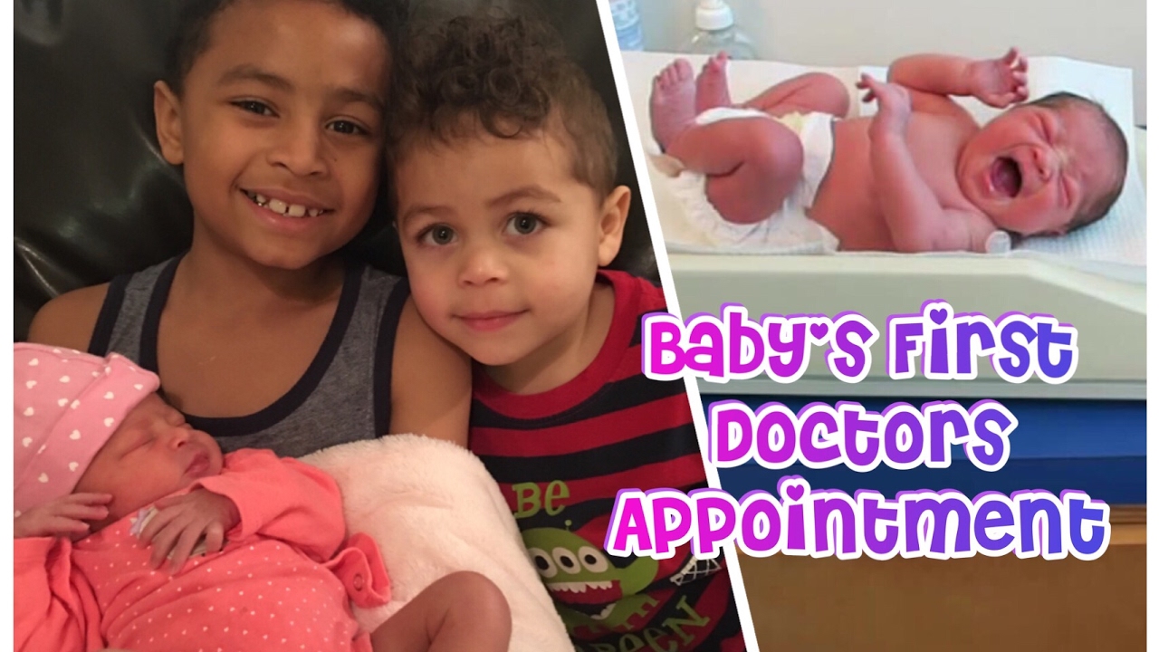 Baby's First Doctor's Appointment | Baby's First Bath | Boys Meet Their ...