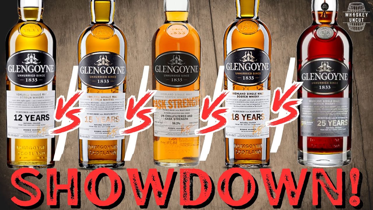The BEST Glengoyne Is... 10 vs 15 vs 18 vs Cask Strength vs 25! - YouTube