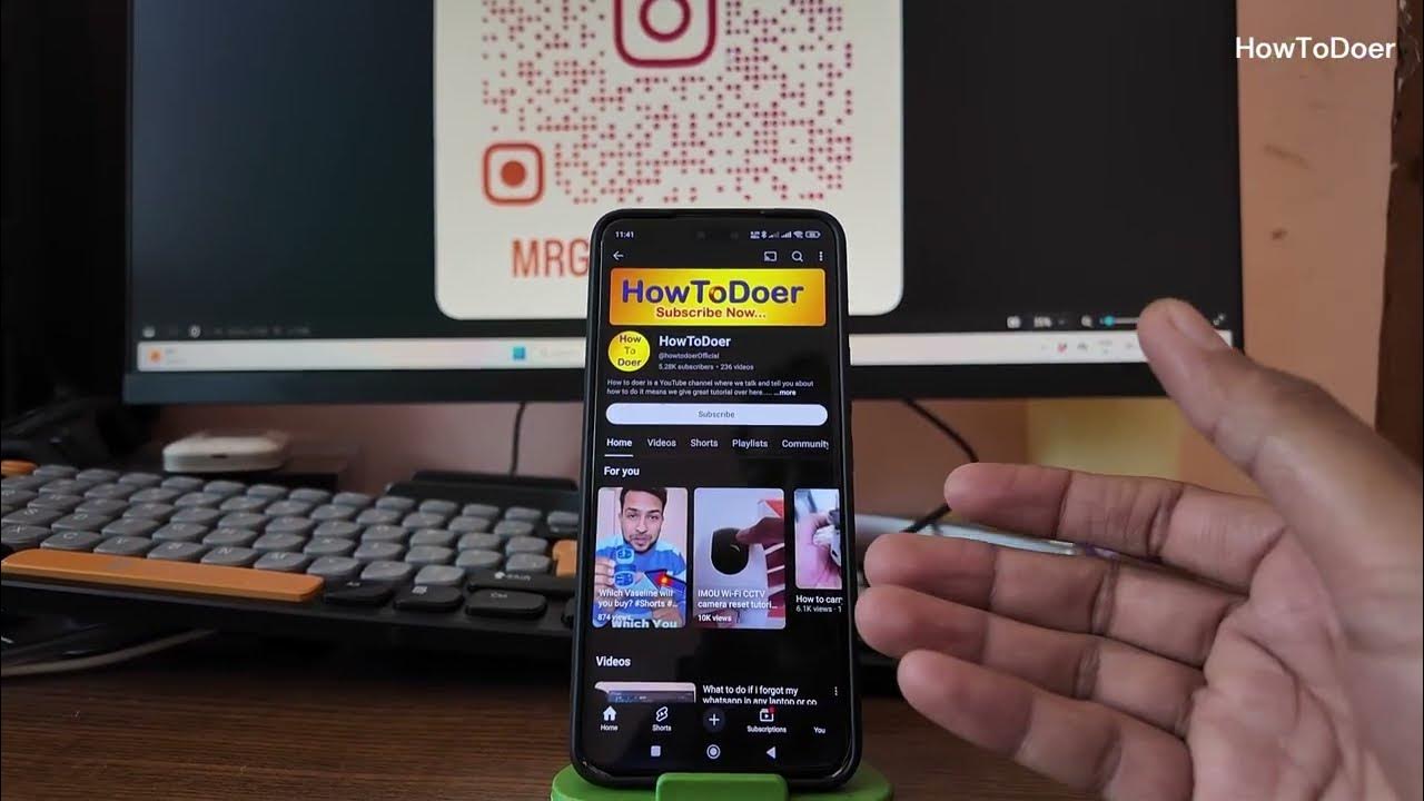 How to Create a YouTube Channel QR Code in English | Easy & Fast ...