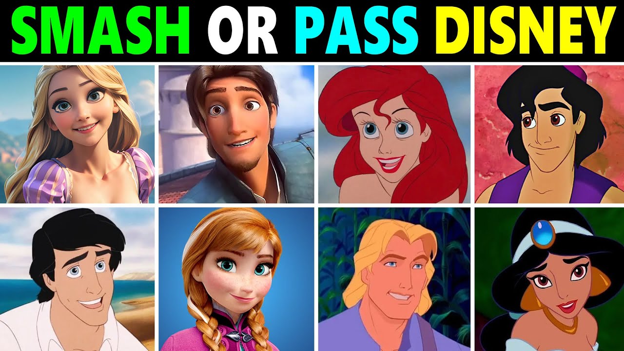 Smash or Pass | Disney Edition 🤔😍💔 - YouTube