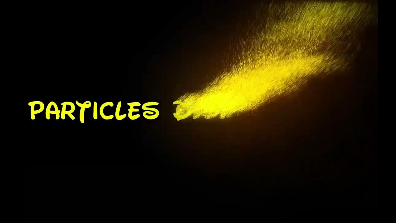 Particles Disintegration Text Effect in After Effects I After Effects Text break animation ...