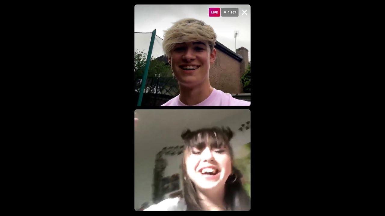 Harvey Mills instagram live with Evie Meg (June 17, 2021) - YouTube