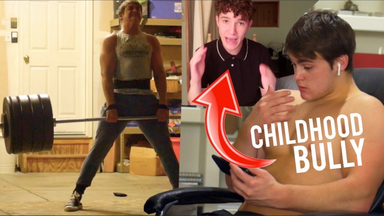 HOME GYM | Confronting Childhood Bully | Deadlift Progression - YouTube