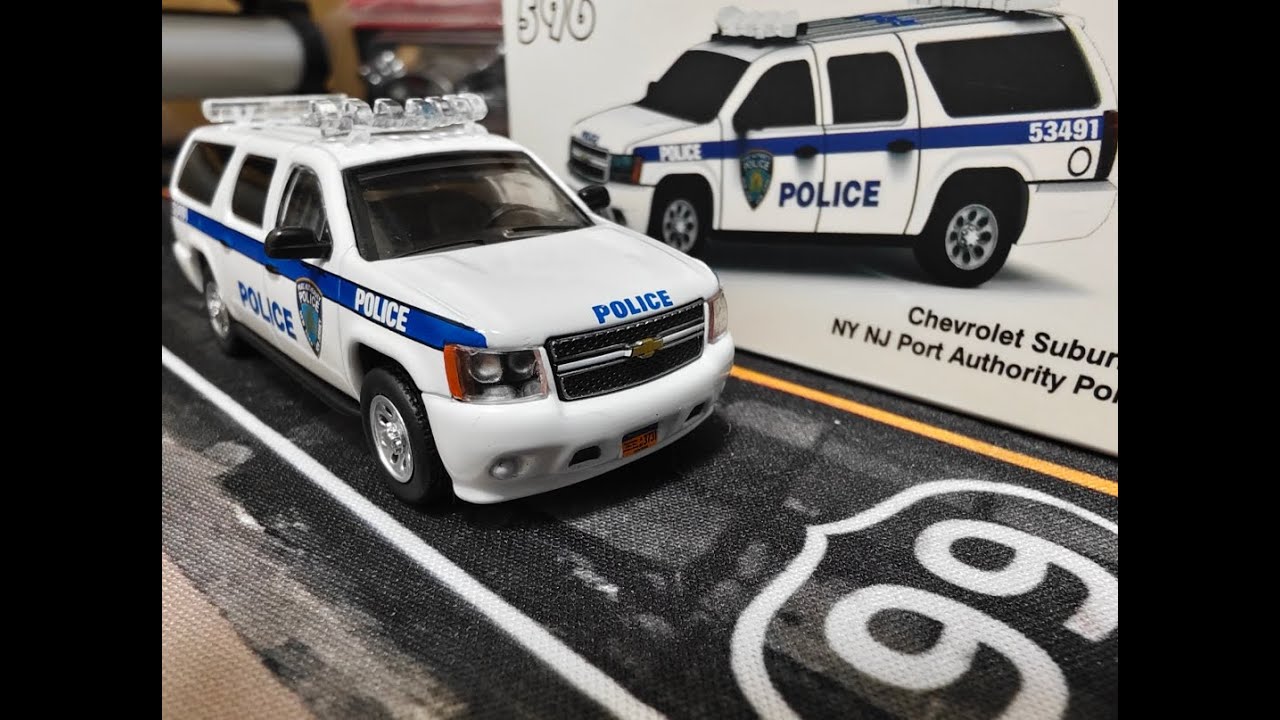596 model 1:64 Chevrolet Suburban NY NJ Port Authority Police Car ...