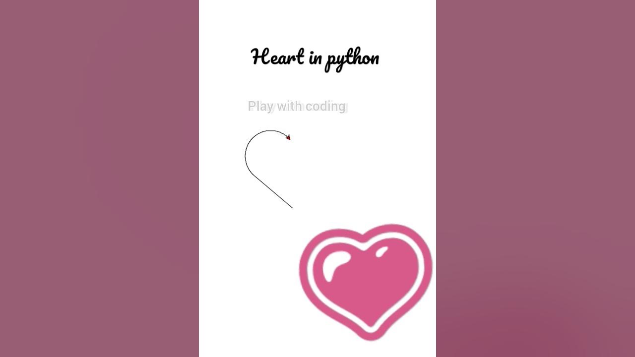 Make Heart In Python Turtle With I Love You ️pythonturtle Shorts Python Pythonforbeginners 0069