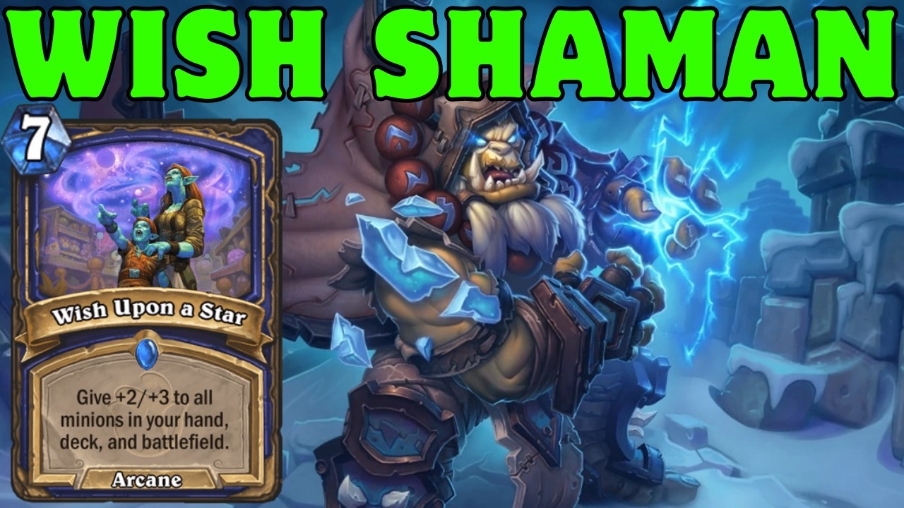 Best WISH SHAMAN Deck to Climb Today Hearthstone: Whizbang’s Workshop ...