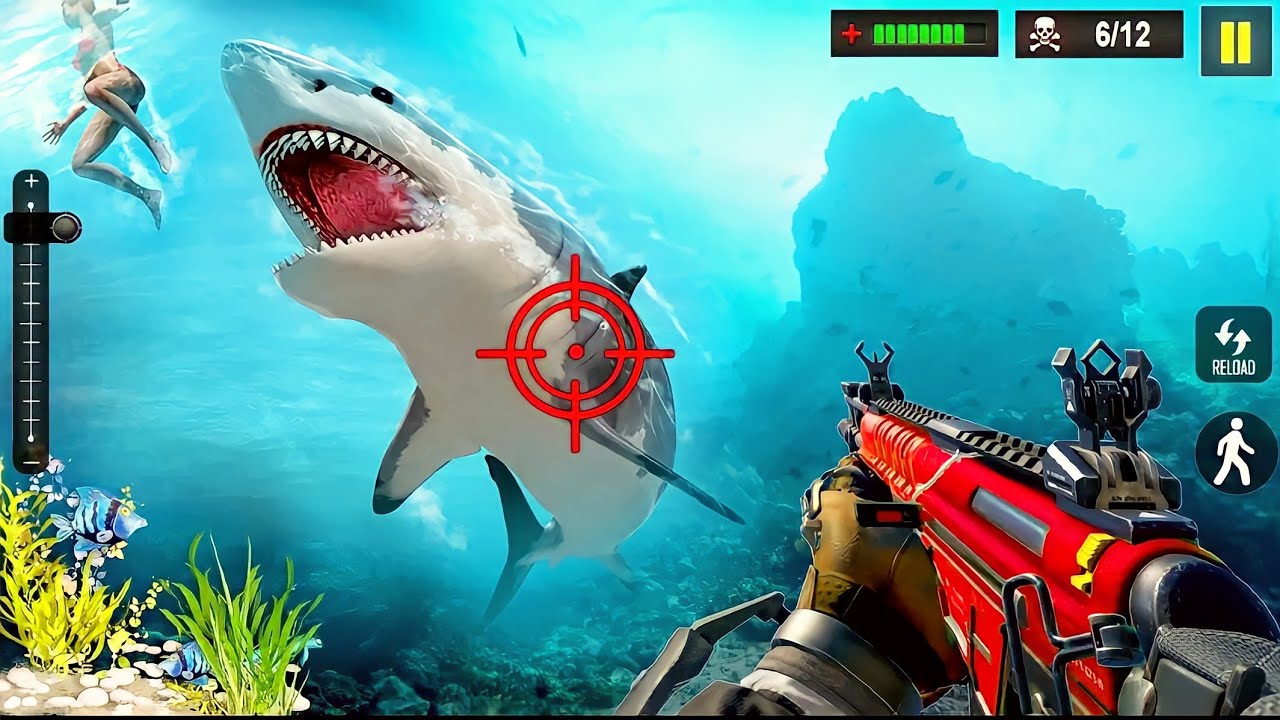 Shark Attack FPS Sniper Game _ Android Gameplay #2 - YouTube