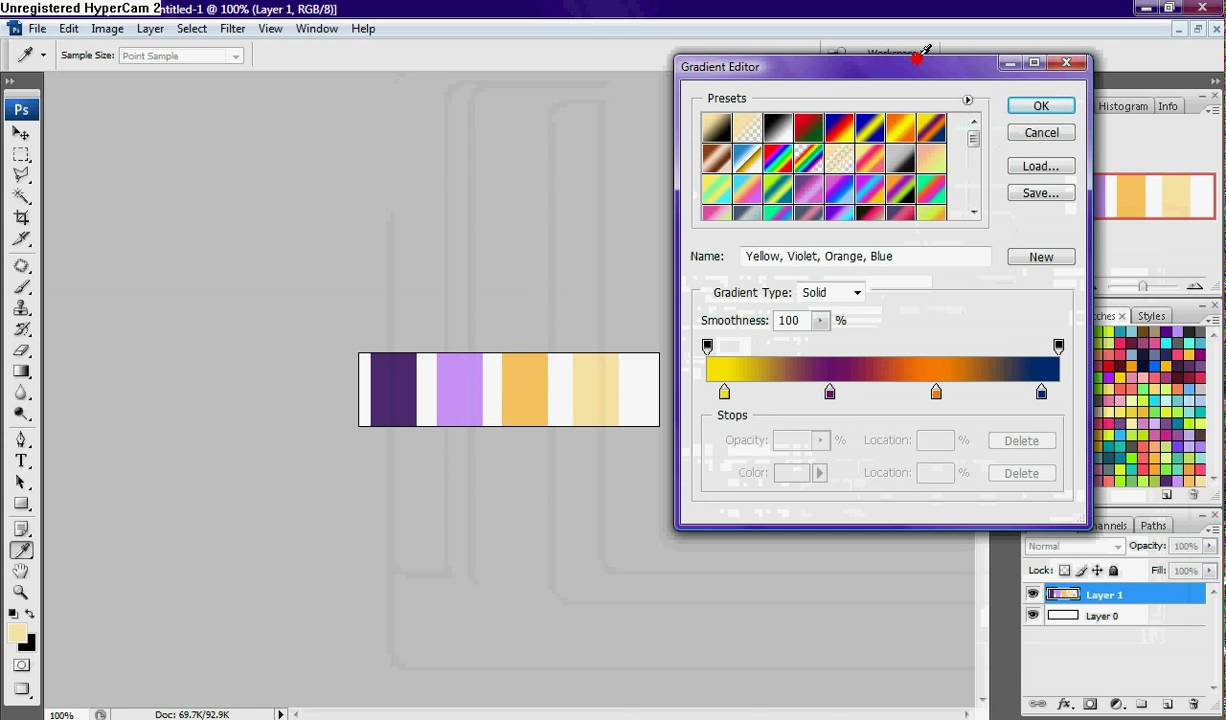 Create A gradient. - YouTube