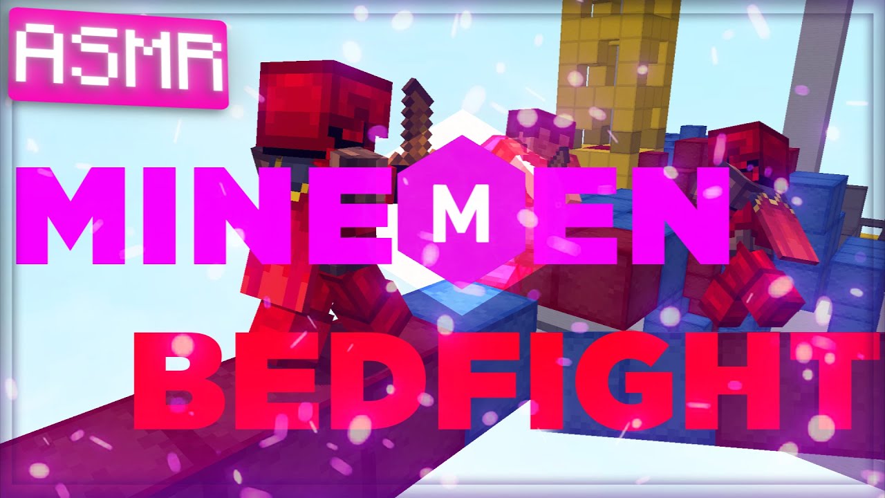 Playing Minemen BedFight (ASMR) - YouTube