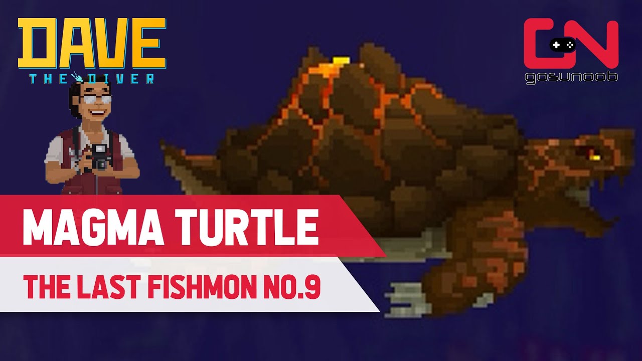 How to Capture a Magma Turtle in Dave the Diver - The Last Fishmon No.9 ...