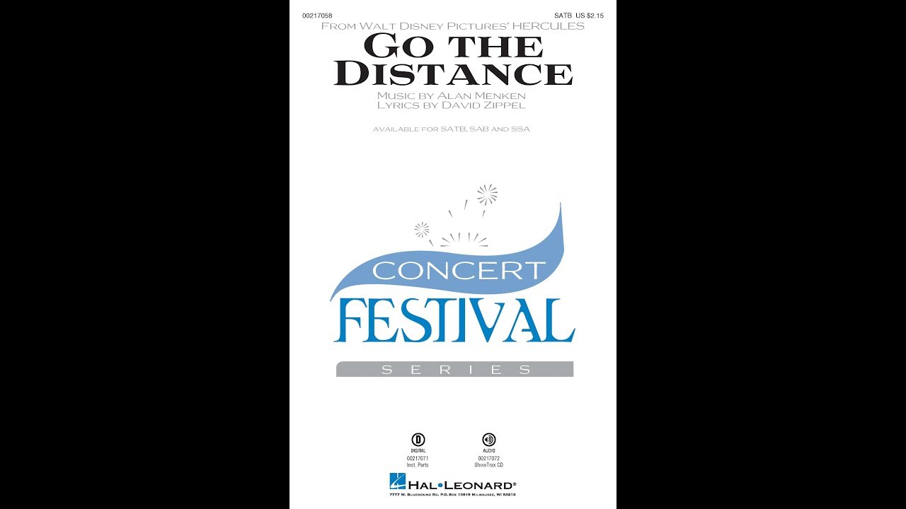Go the Distance from Disney's Hercules (SATB Choir) - Arranged by John ...