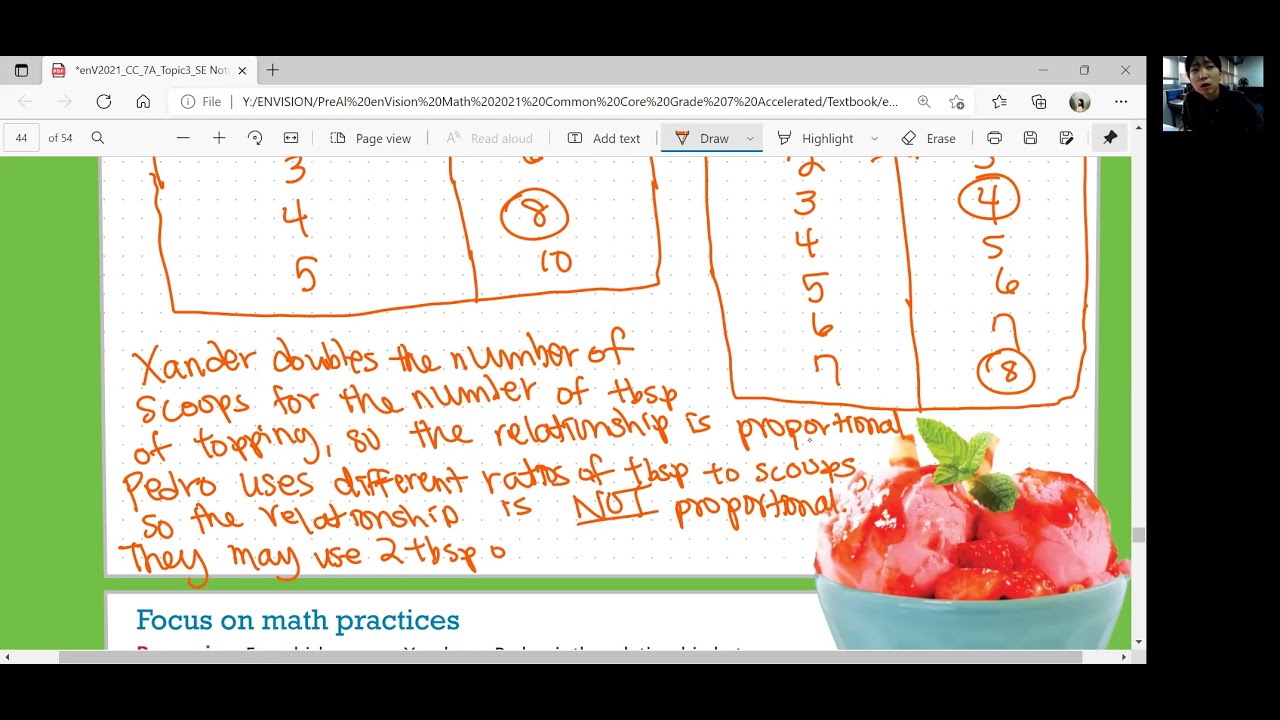 EnVision Grade 7 Accelerated Pre-Algebra 3-6: Apply Proportional ...