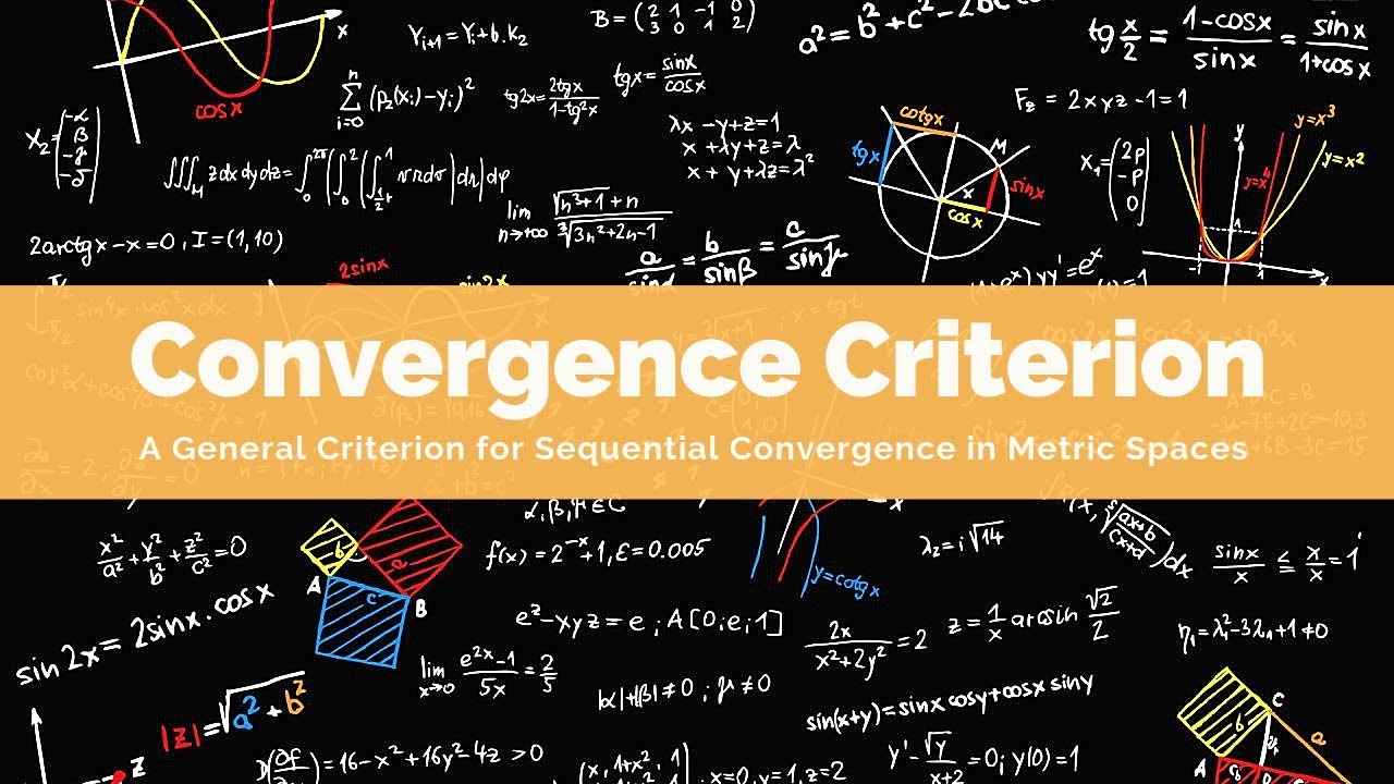 Convergence Criterion - YouTube