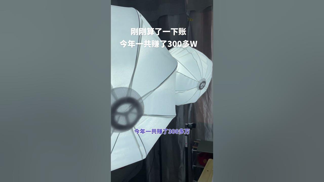 刚刚算一下，今年一共赚了300万 Youtube