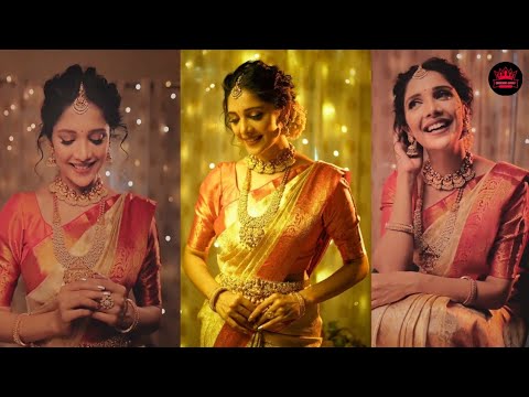 Milana Nagaraj Instagram Reels Video. | Kanchipuram | Silk Saree | Milana Nagaraj | Sandalwood