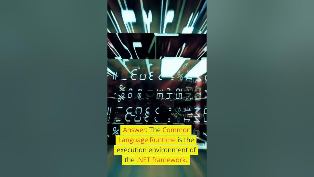 What Is The Net Common Language Runtime CLR YouTube what-is-the-net-common-language-runtime-clr-youtube