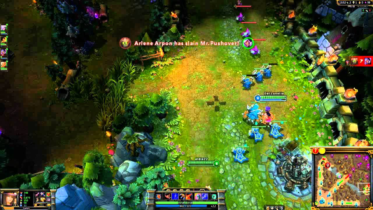 [LoL: PH] Caitlyn & Riven vs Oriana & Fizz [Bot lane][Summoner's Rift ...