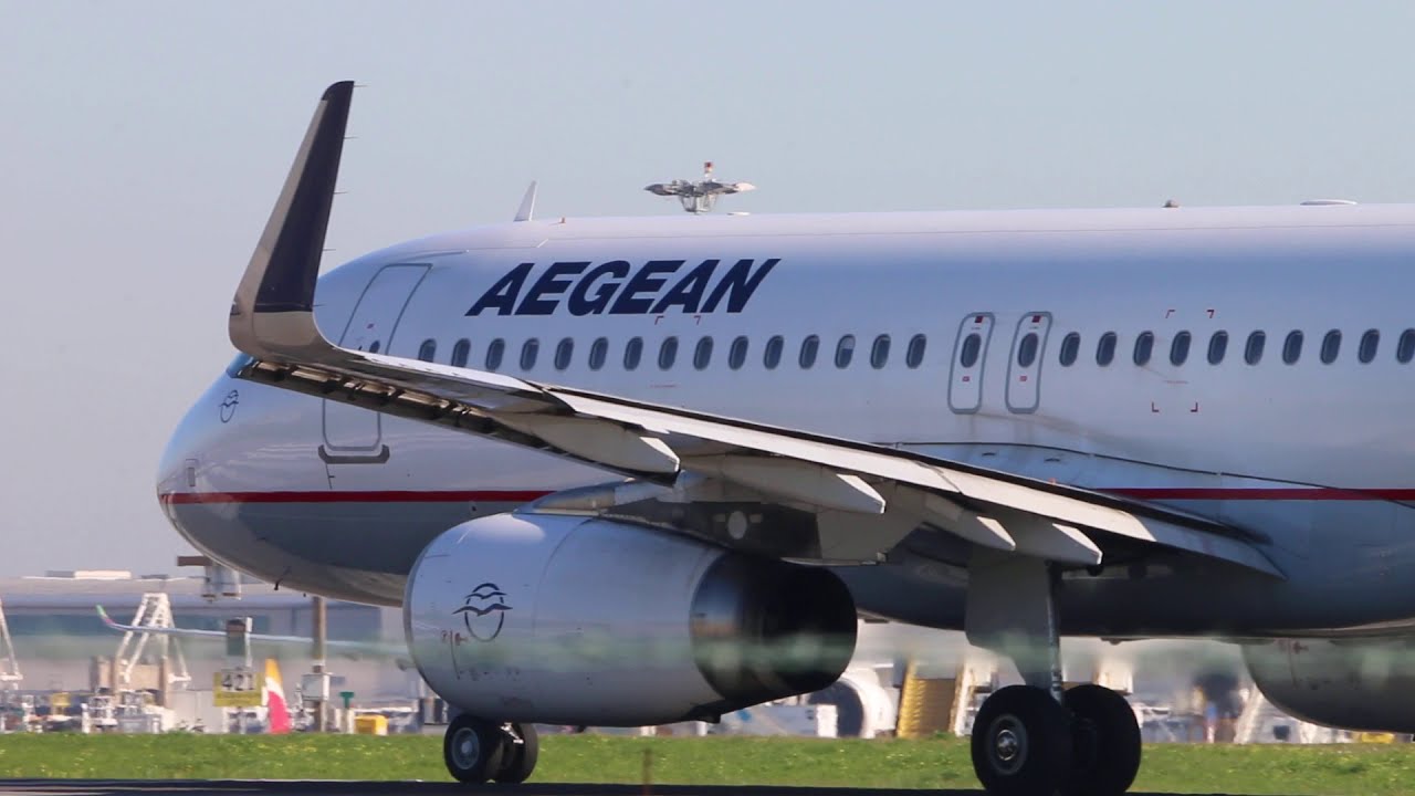 AEGEAN Takeoff from Lisbon to Greece! - YouTube
