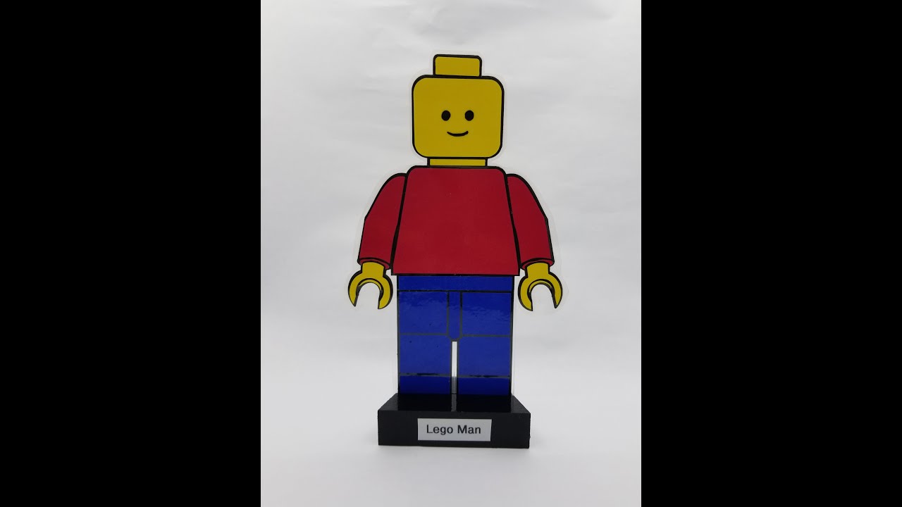 LEGO Character made out of cardstock - The LEGO Man (Part 1) - YouTube