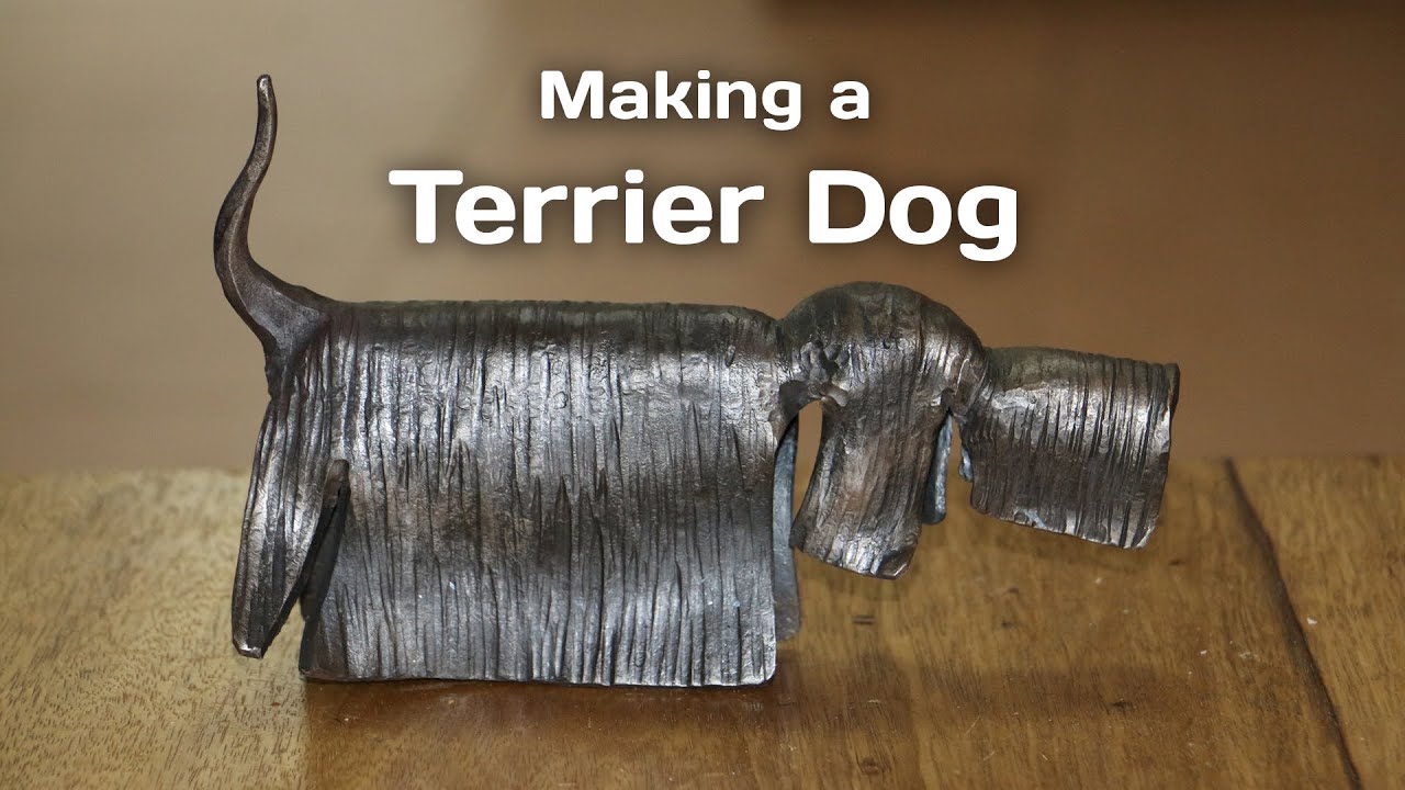The making of a Terrier Dog from sheet metal - YouTube