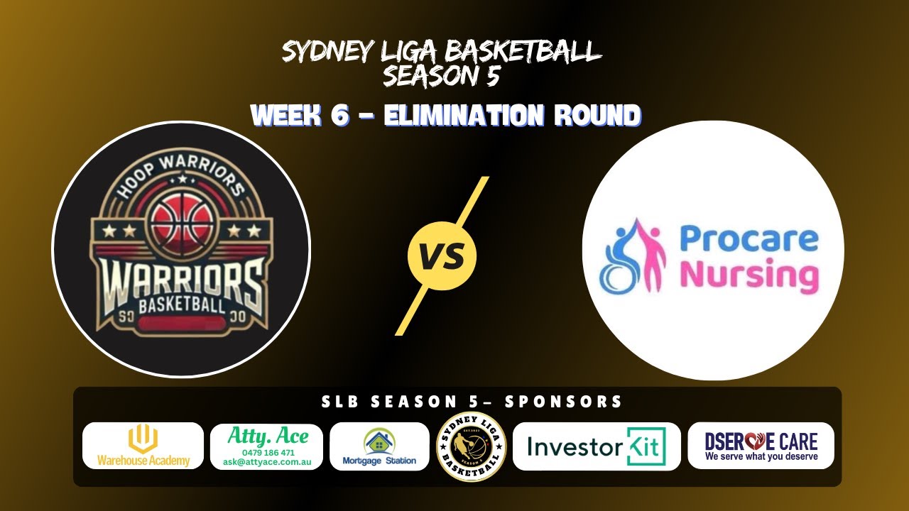 SLB Season 5 - Week 6: Hoop Warriors vs Procare Nursing Game Video ...