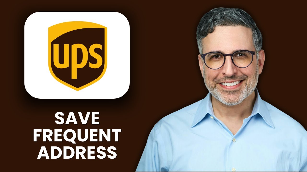 NEW! How to Save Frequent Addresses in UPS (2025) 🏠 | Complete Guide to ...