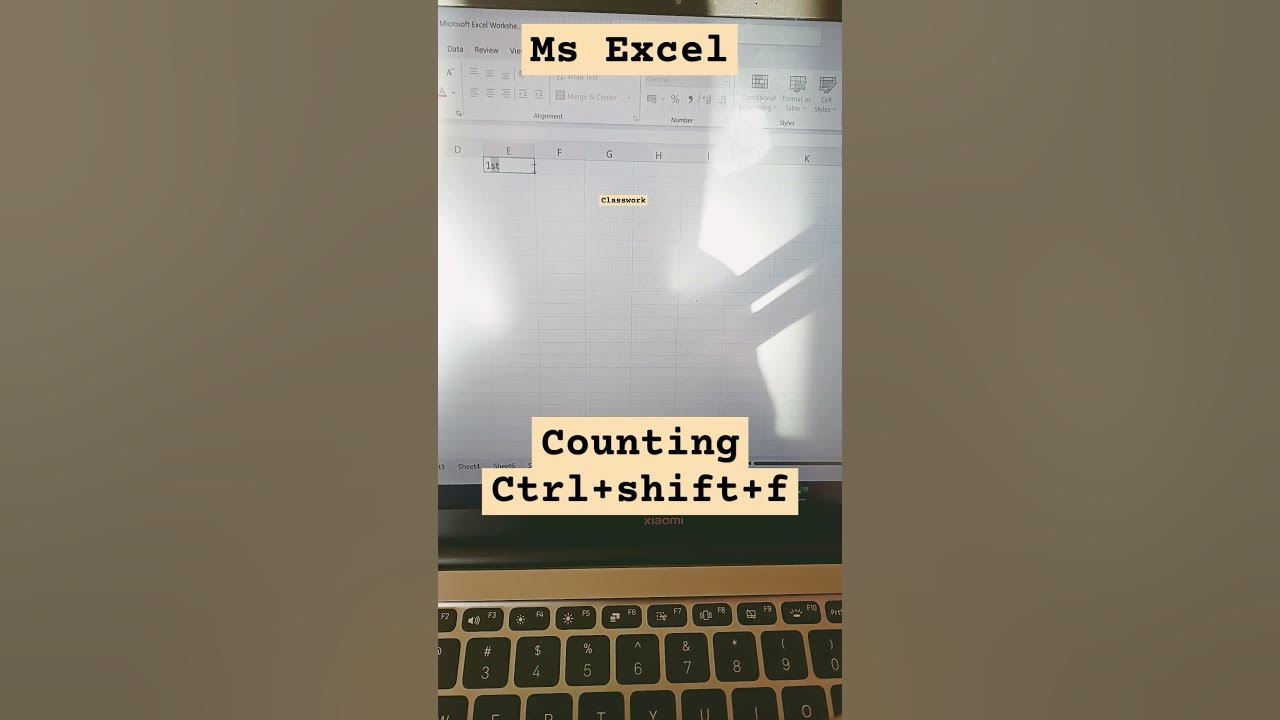 Counting In Ms Excel Computerknowledge Newexcel Microsoftexcel Shortcutkeys Excelsolution