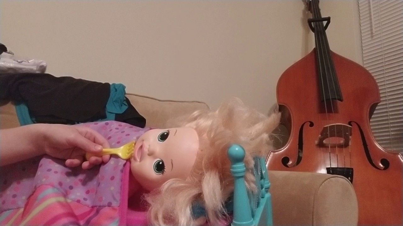 Emily gets fed and potty trained - YouTube