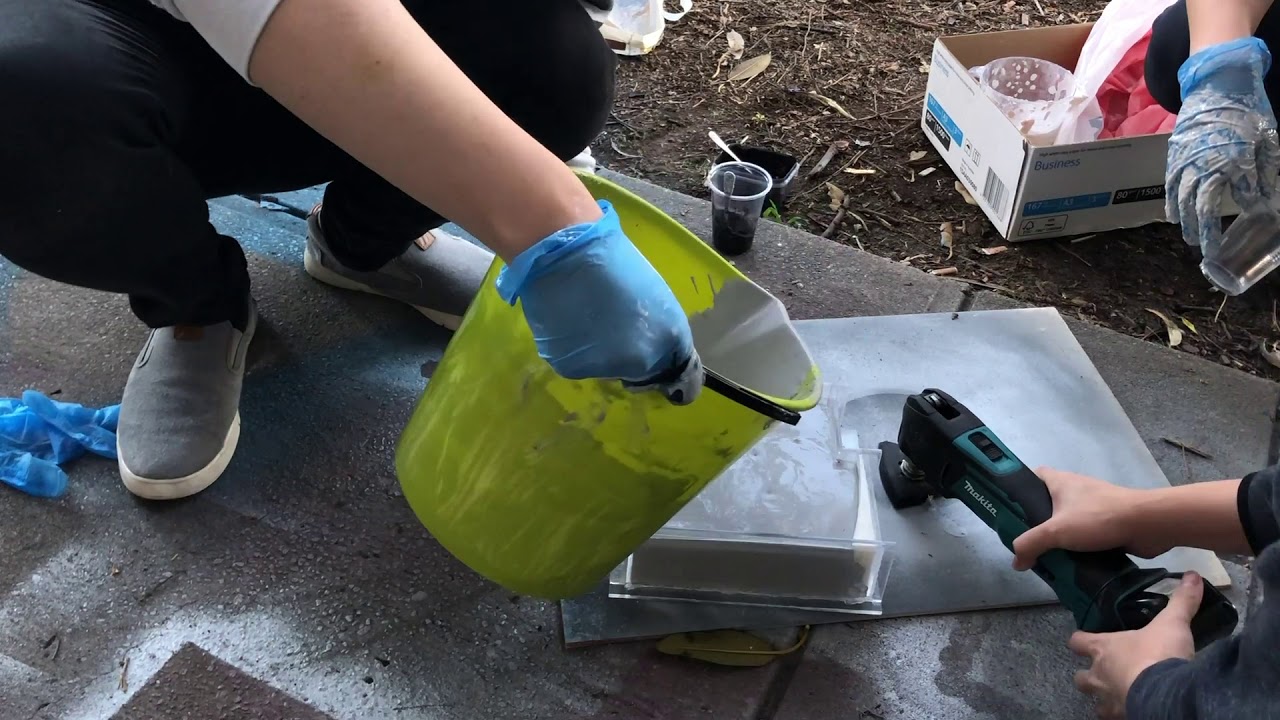 Documentation: Hydrostone base casting - YouTube