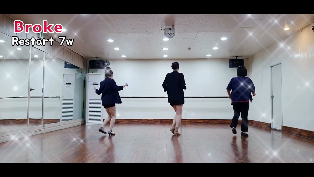 Broke Line Dance|Beginner|브로크 - YouTube