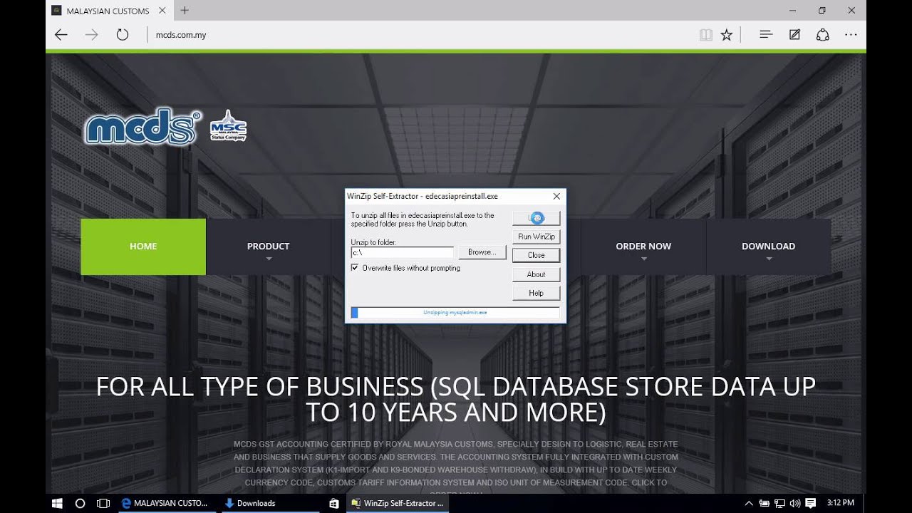 MCDS Server/ Main PC installation - YouTube