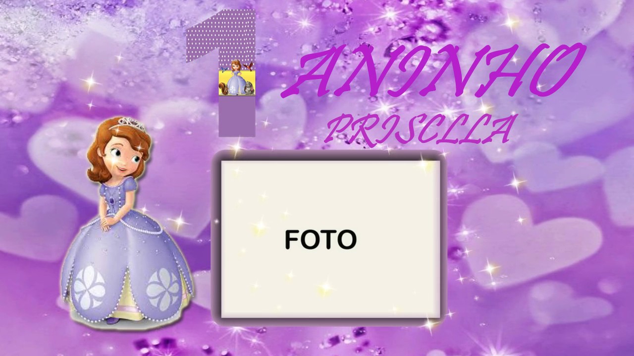 CONVITE ANIMADO PRINCESA SOFIA - YouTube