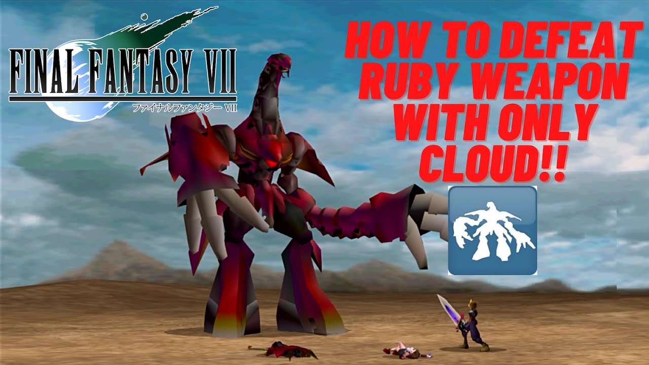 How To Defeat RUBY WEAPON - Final Fantasy VII Walkthrough Part 31| PS4 ...