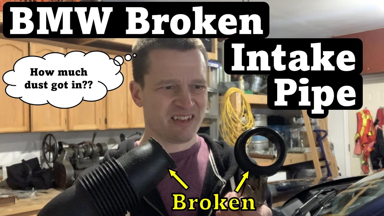 BMW Turbo Intake Pipe Replacement - Dusted?!? - YouTube