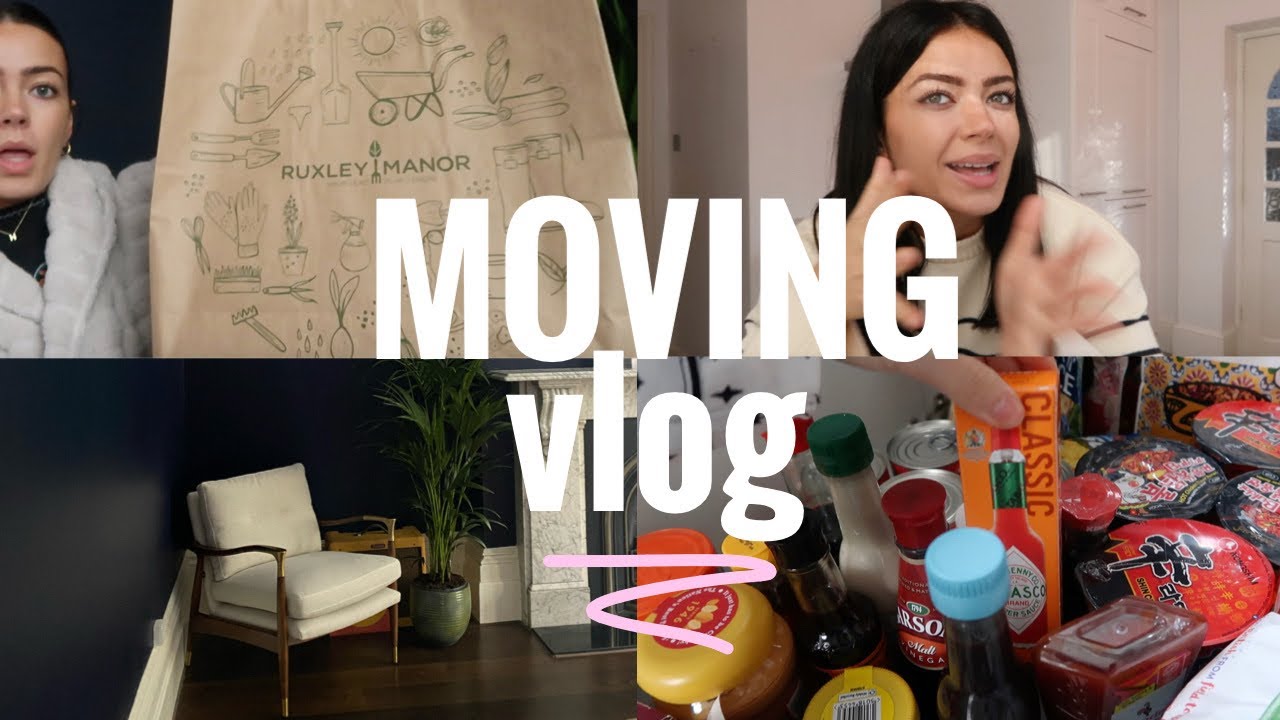 MOVING VLOG 2 | moving day & the first food shop! - YouTube