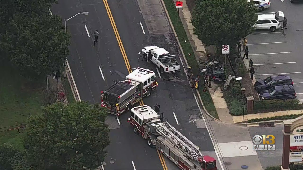 Crews On Scene Of Serious Crash In Baltimore County Youtube