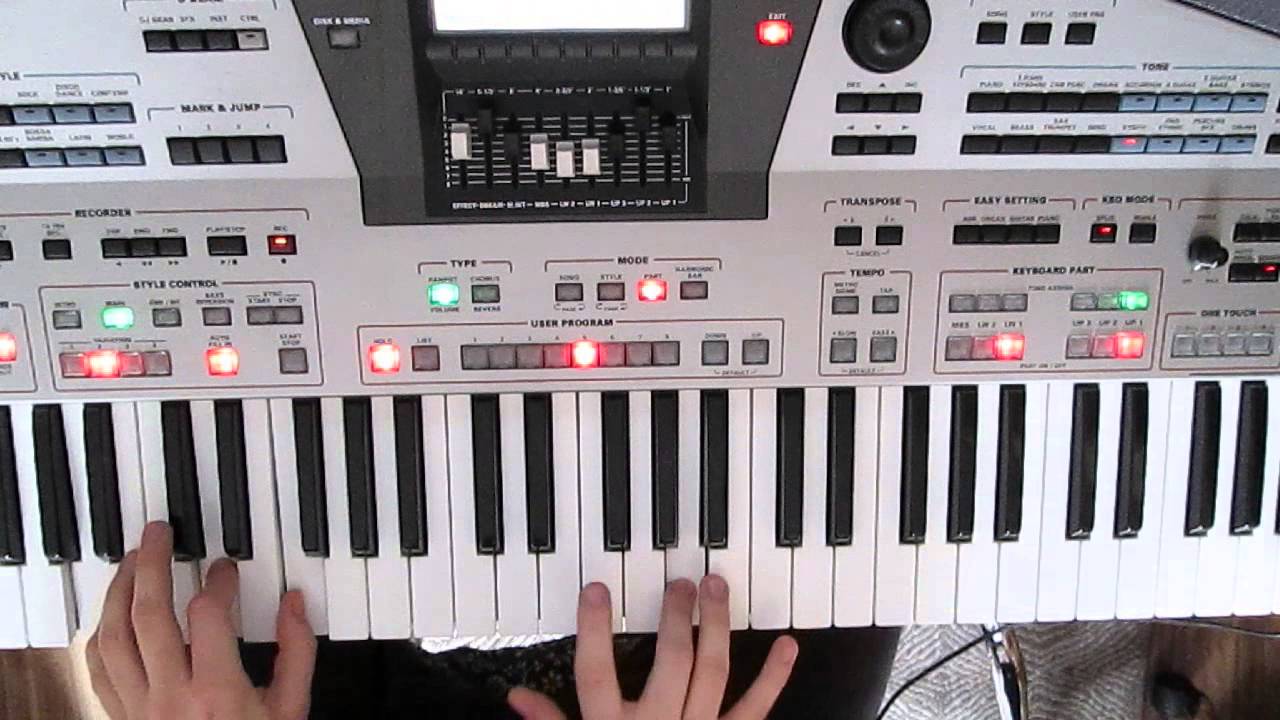 Popcorn - Roland E80 cover - YouTube