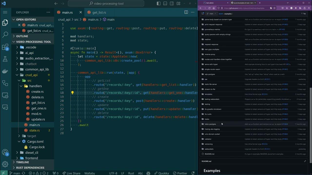Using Diesel to interact with our PostgreSQL database in Rust | Part 1 - YouTube