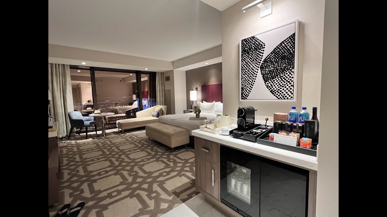 2022 Crockfords Hotel Strip View King Bed Tour - Most Premium Property ...