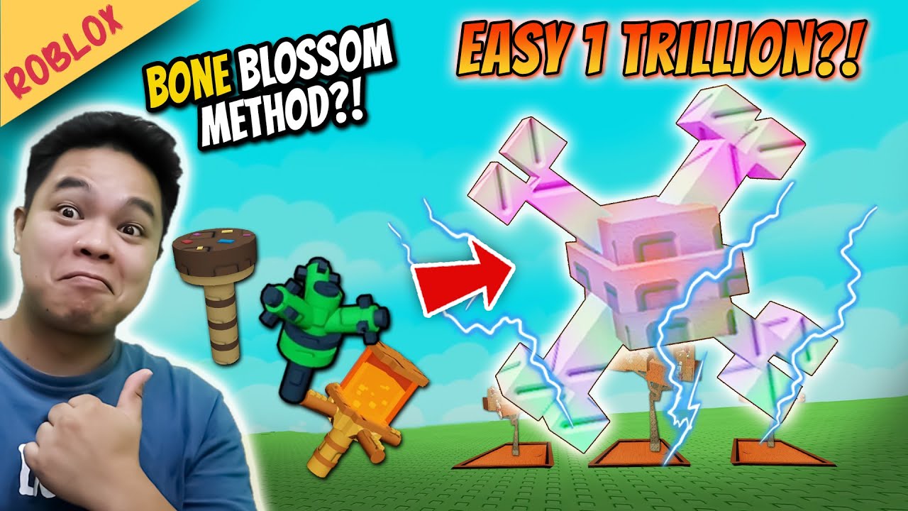 Bone Blossom Easy 1 Trillion! GROW A GARDEN ROBLOX - YouTube