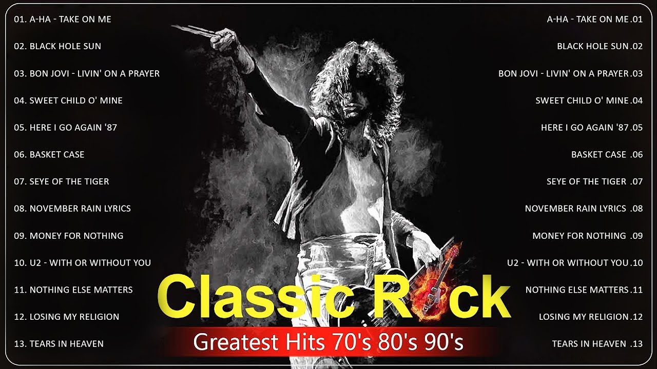 Classic Rock Playlist 70s and 80s🔥The Best Classic Rock Songs ...