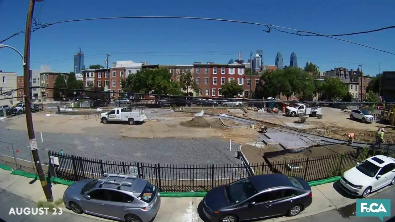 Chester Arthur Schoolyard - Construction Progress 8/22-8/26/2016 - YouTube