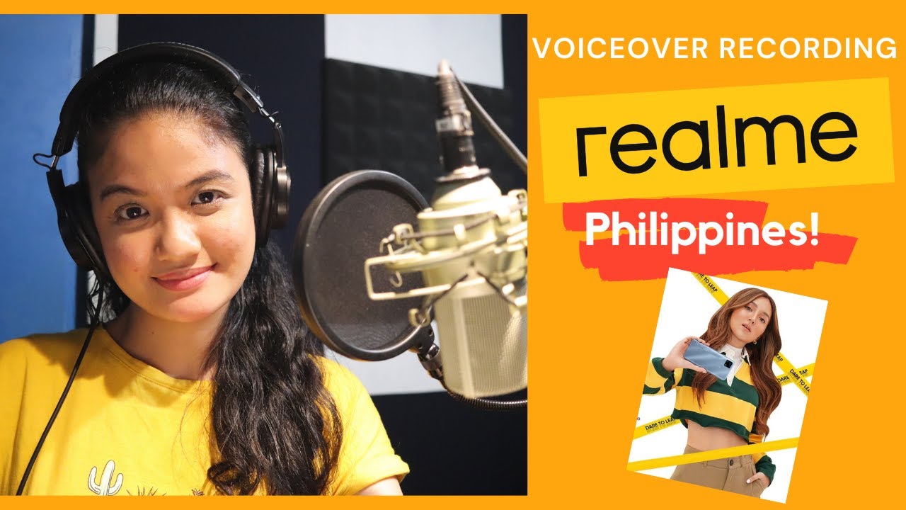 realme Philippines Voiceover Recording! | Voiceover Flowers - YouTube