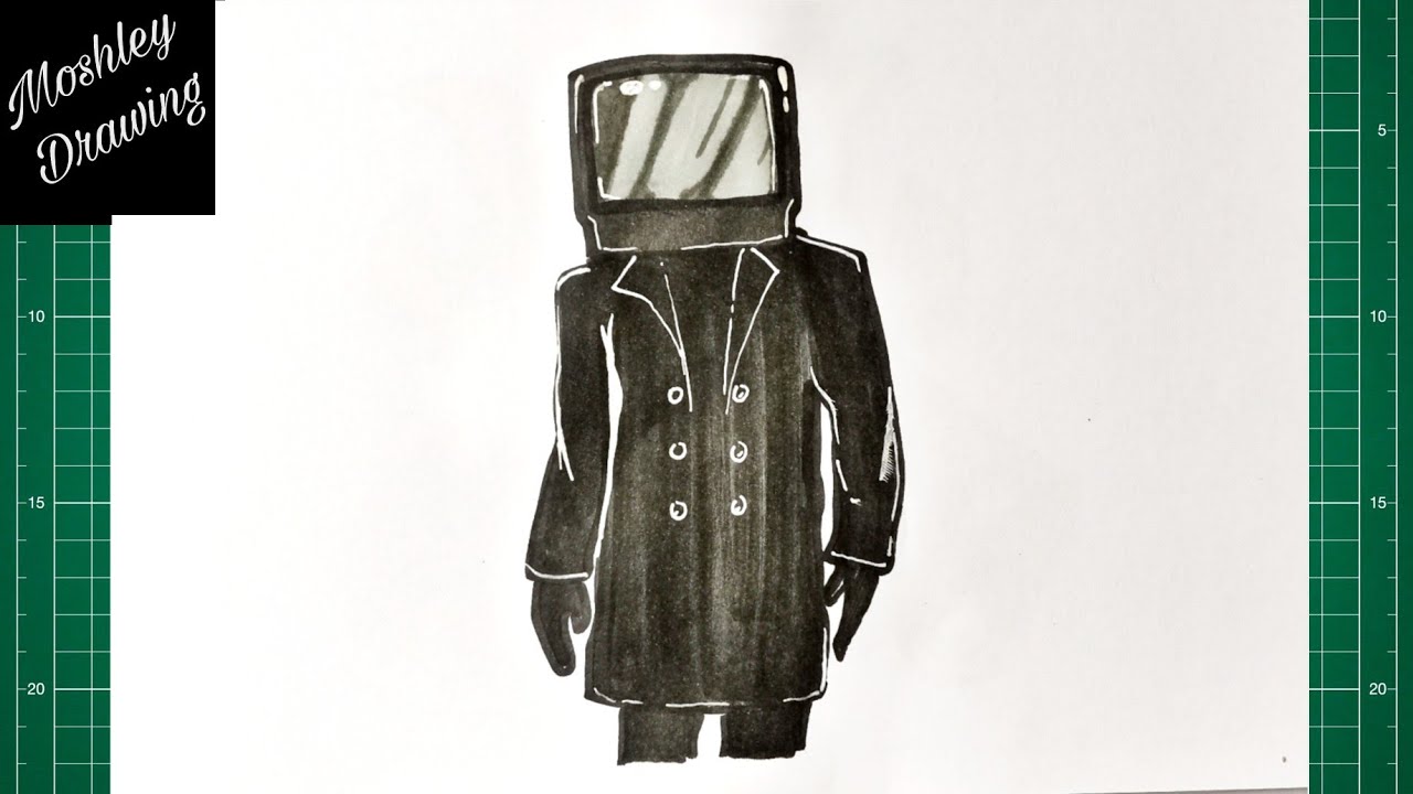 How to Draw TV Man - Skibidi Toilet - YouTube