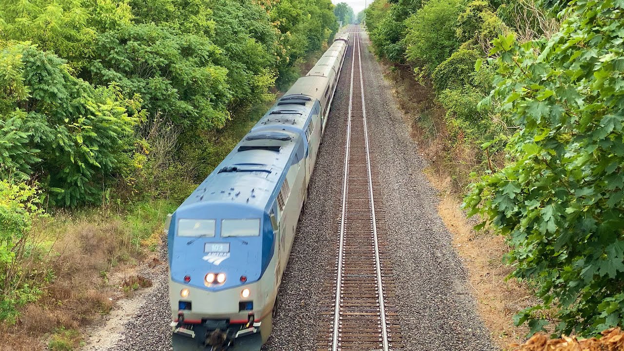 Amtrak #49, The Lake Shore Limited, Westbound, Millersburg, Indiana - YouTube