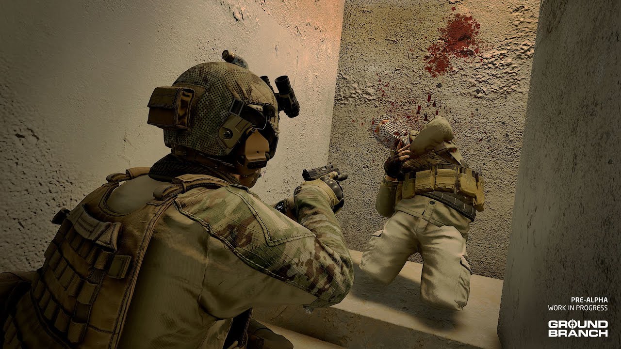 Ground Branch beta 1033 MK17 CQC Gameplay - YouTube